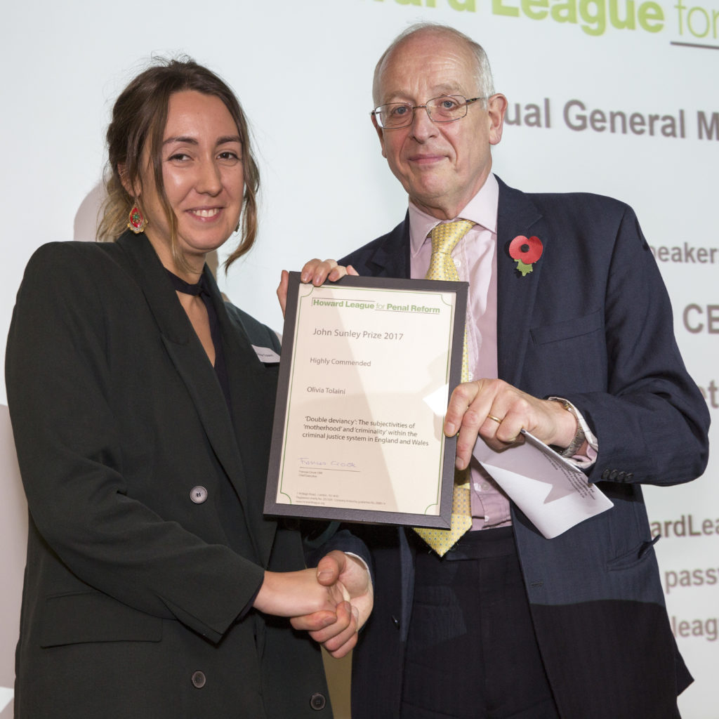 The Howard League | Sunley Prize winners