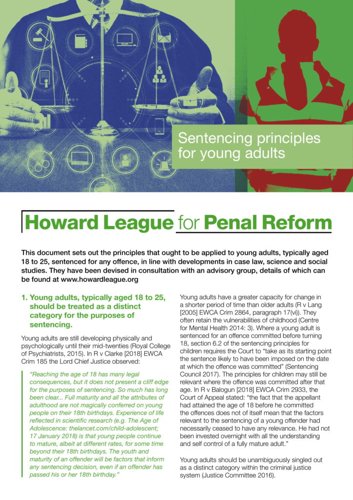 The Howard League Sentencing Young Adults
