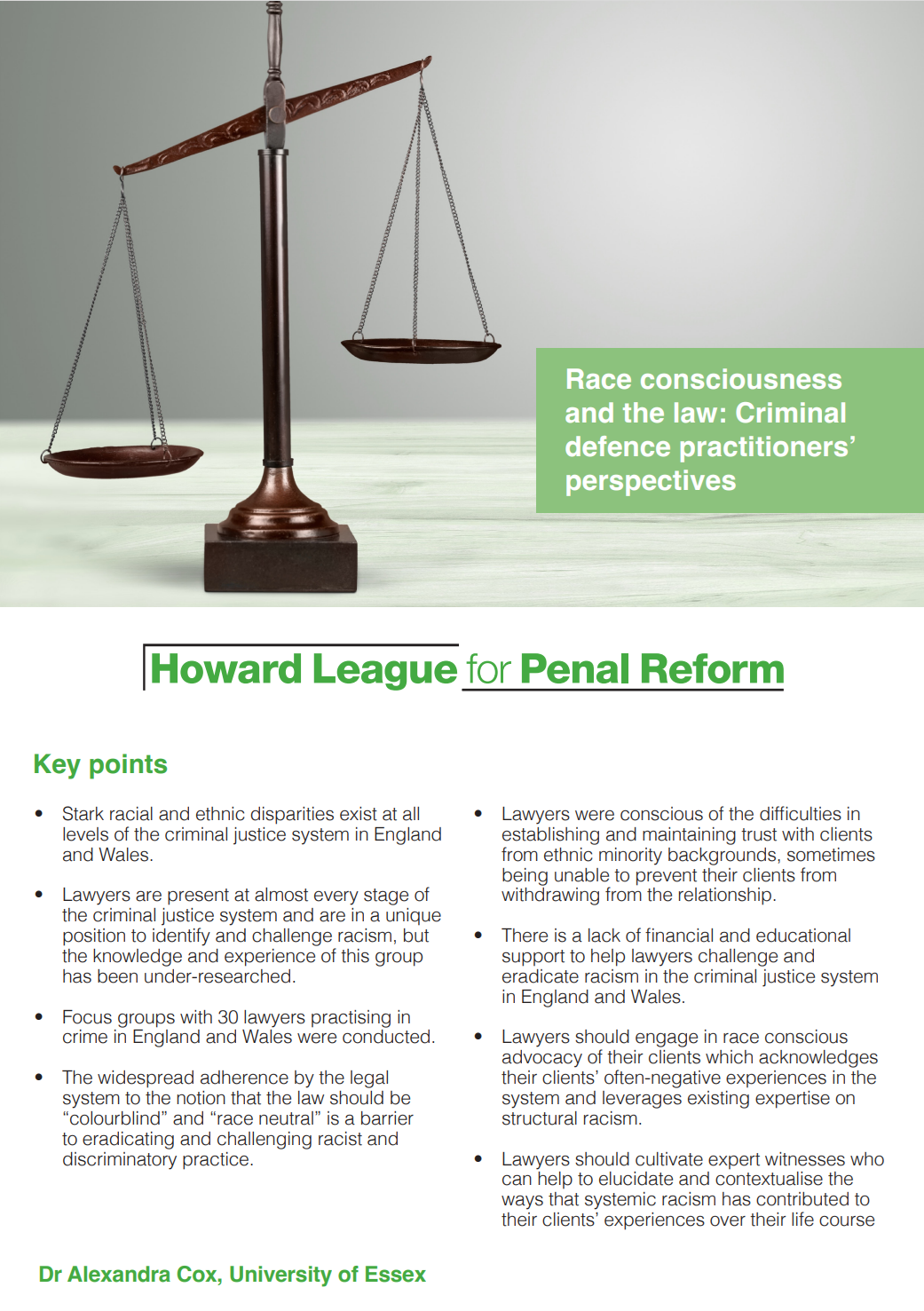 The Howard League Publications